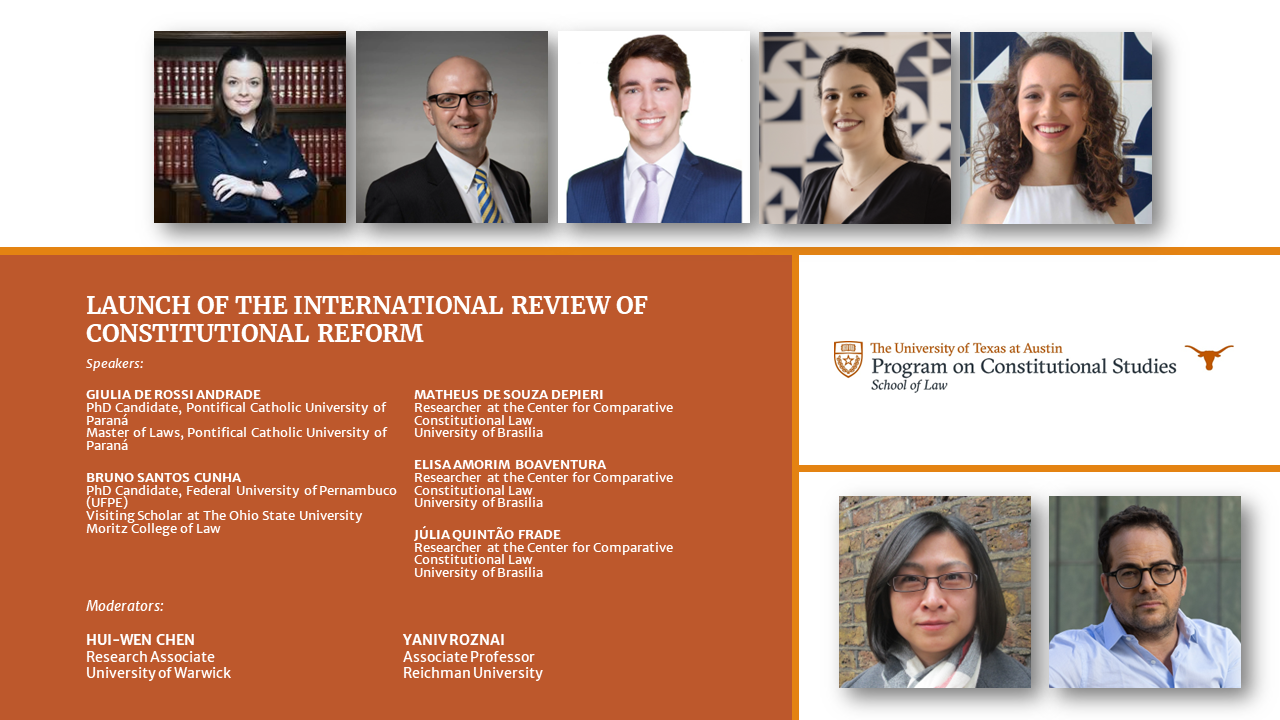 The Global Summit on Constitutionalism | Live Stream Registrations